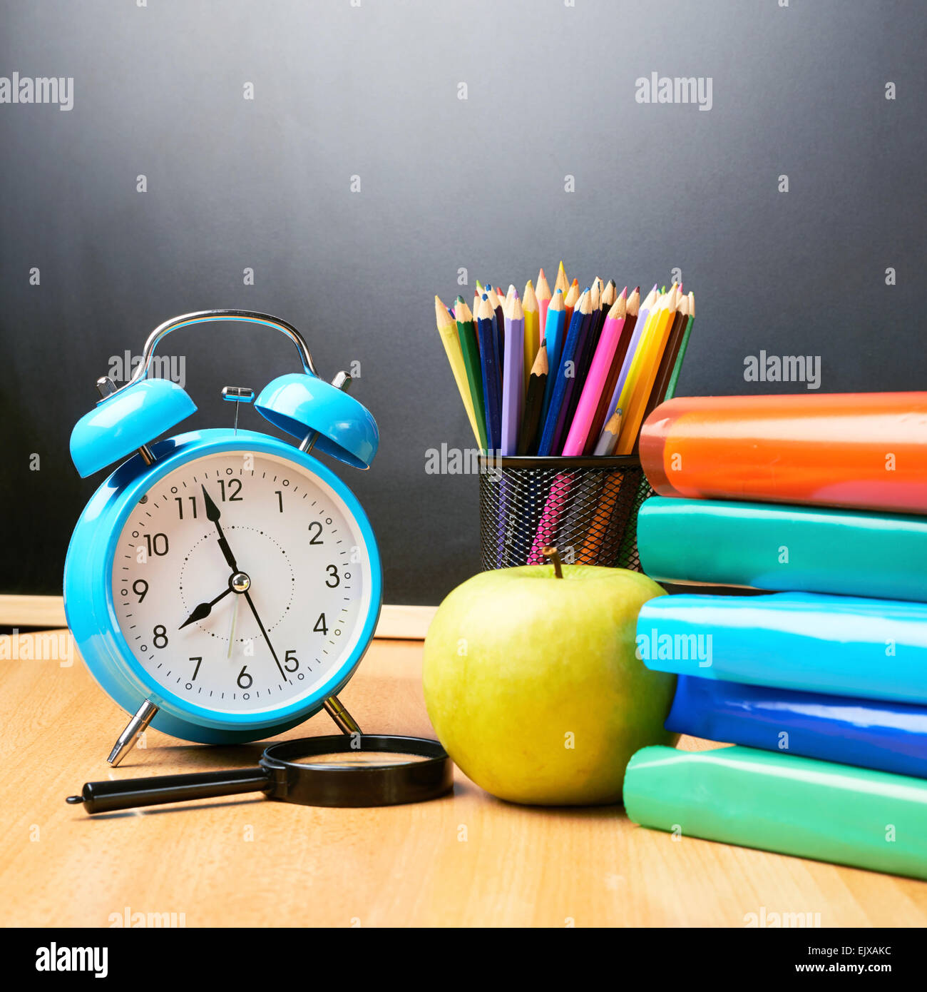 Back to school composition Stock Photo - Alamy