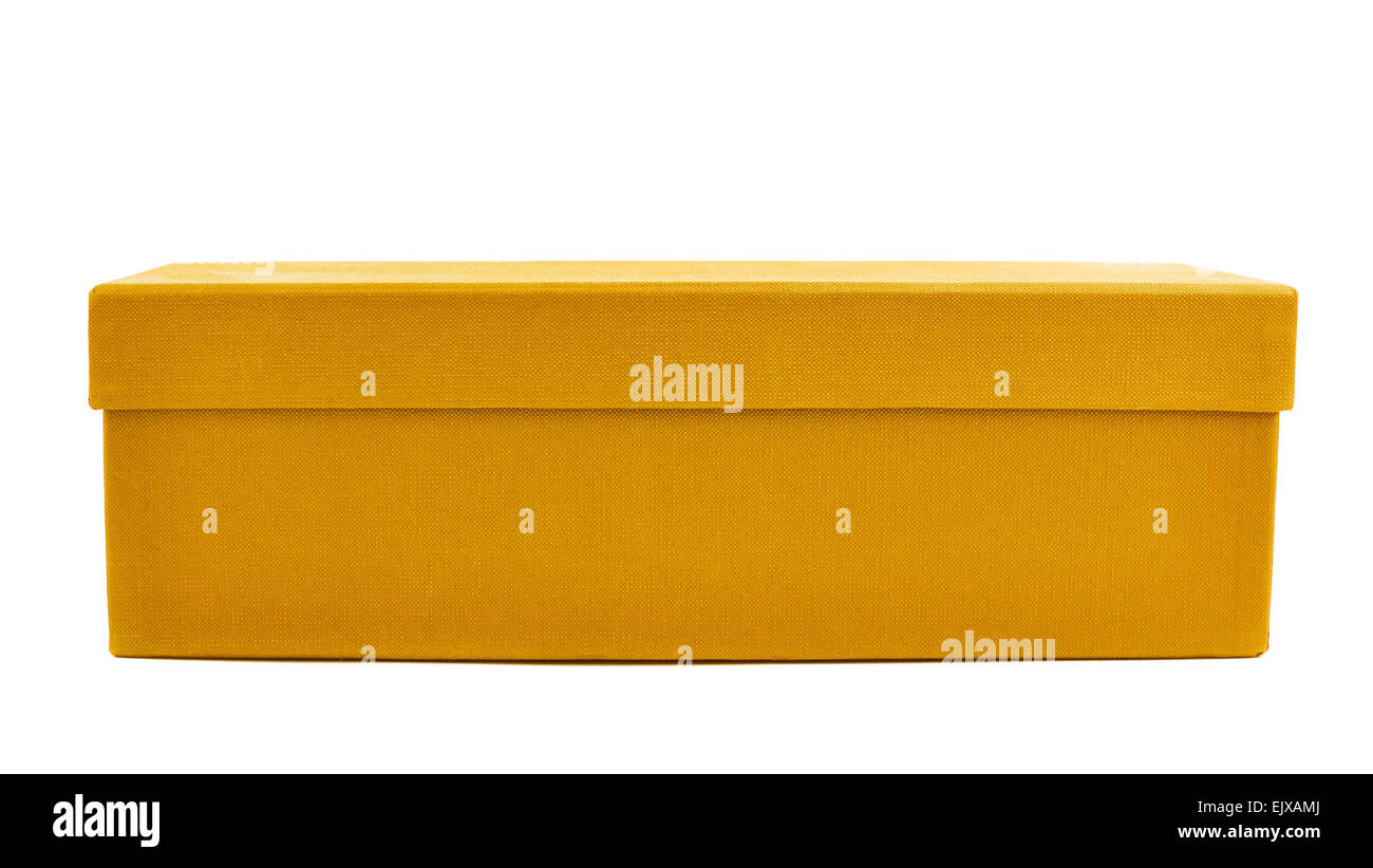 Tall gift box isolated Stock Photo - Alamy