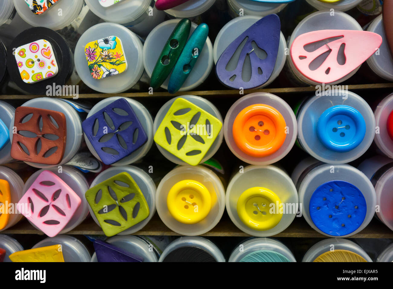 Rows of buttons hi-res stock photography and images - Alamy