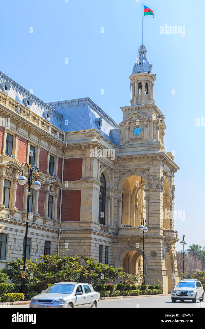 building of the Baku City Hall Stock Photo - Alamy