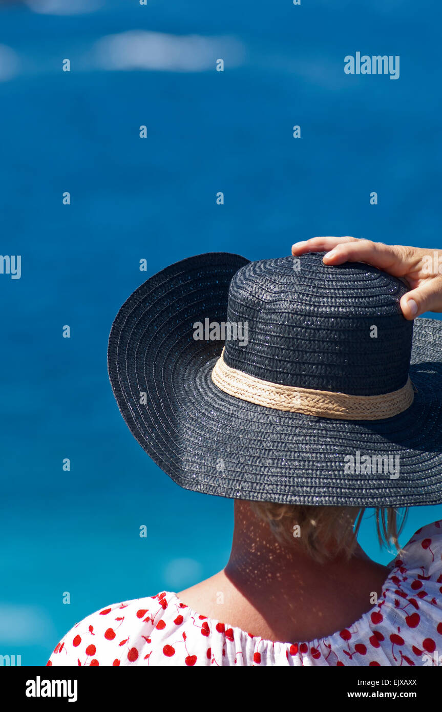 Mediterranean woman water hi-res stock photography and images - Alamy