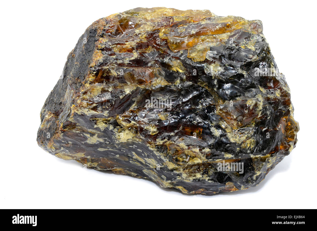 Amber gemstone texture closeup Cut Out Stock Images & Pictures - Alamy