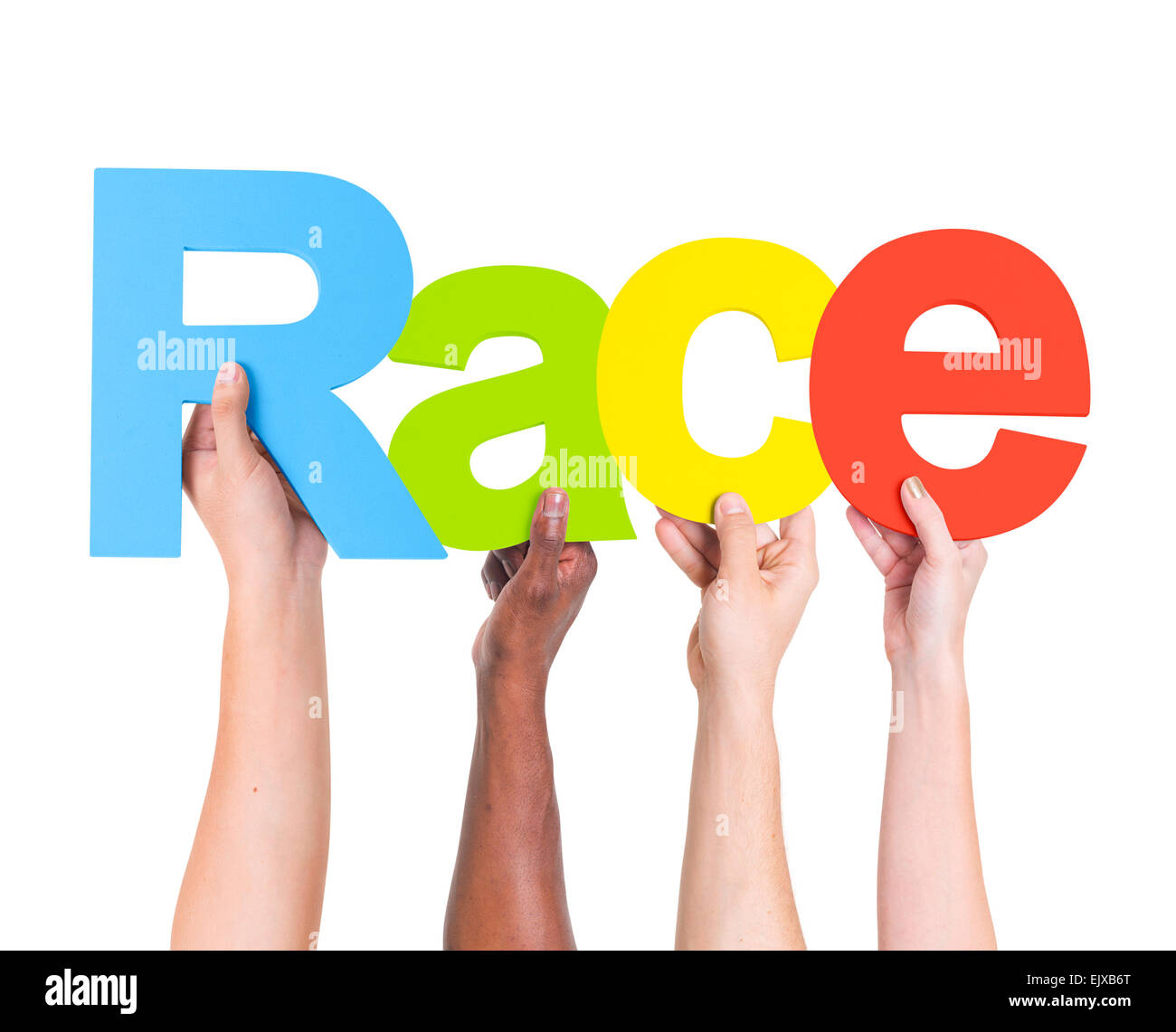 Racing with the horse by holding on to the horse Cut Out Stock Images ...