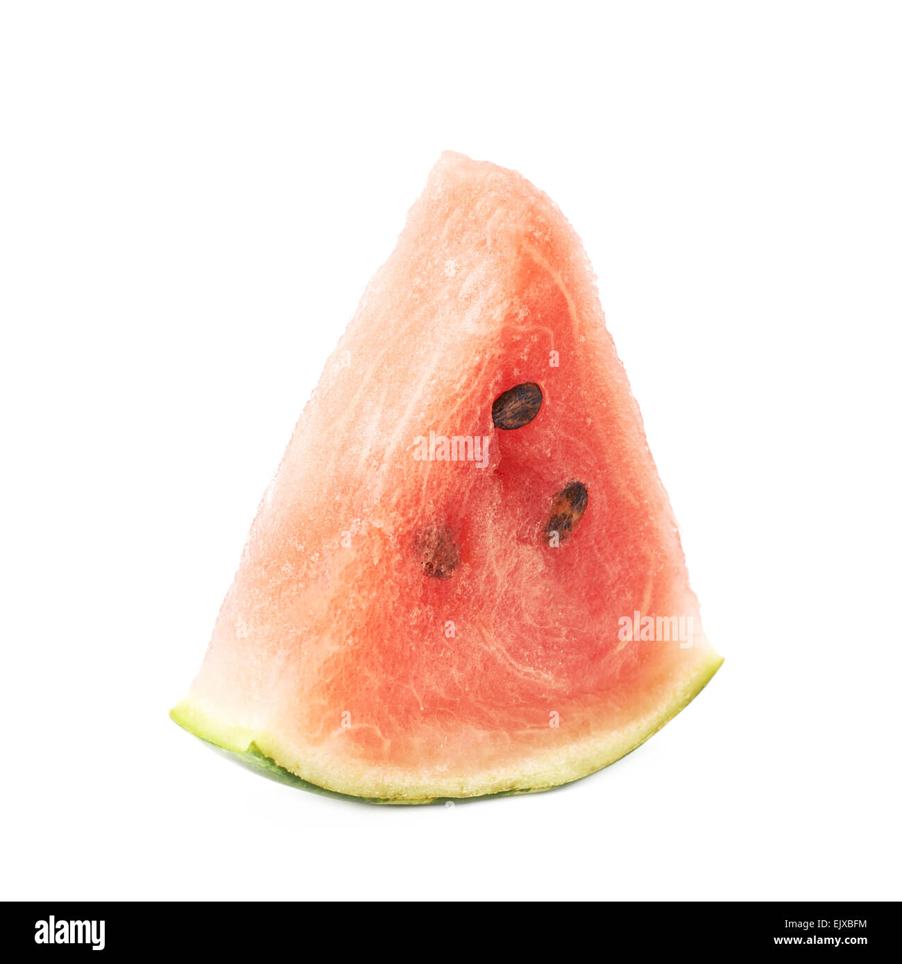 Triangle shaped watermelon slice isolated Stock Photo - Alamy