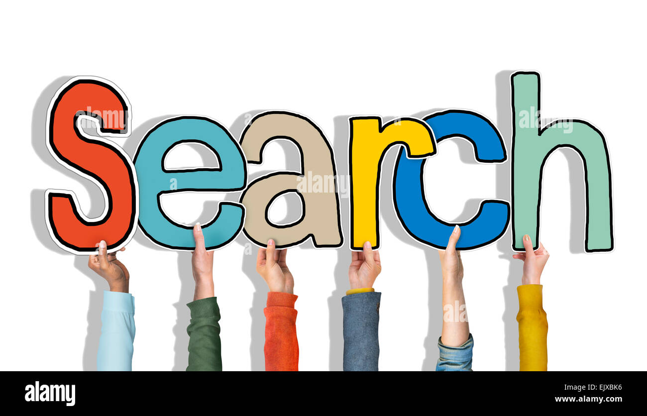 Group of Diverse People's Hands Holding Search Stock Photo - Alamy