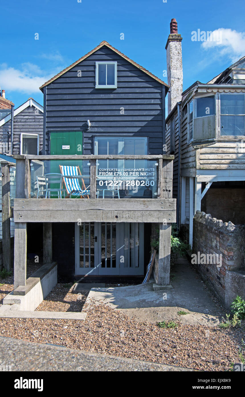 Whitstable, Kent, England, Old Fisherman Huts Stock Photo - Alamy