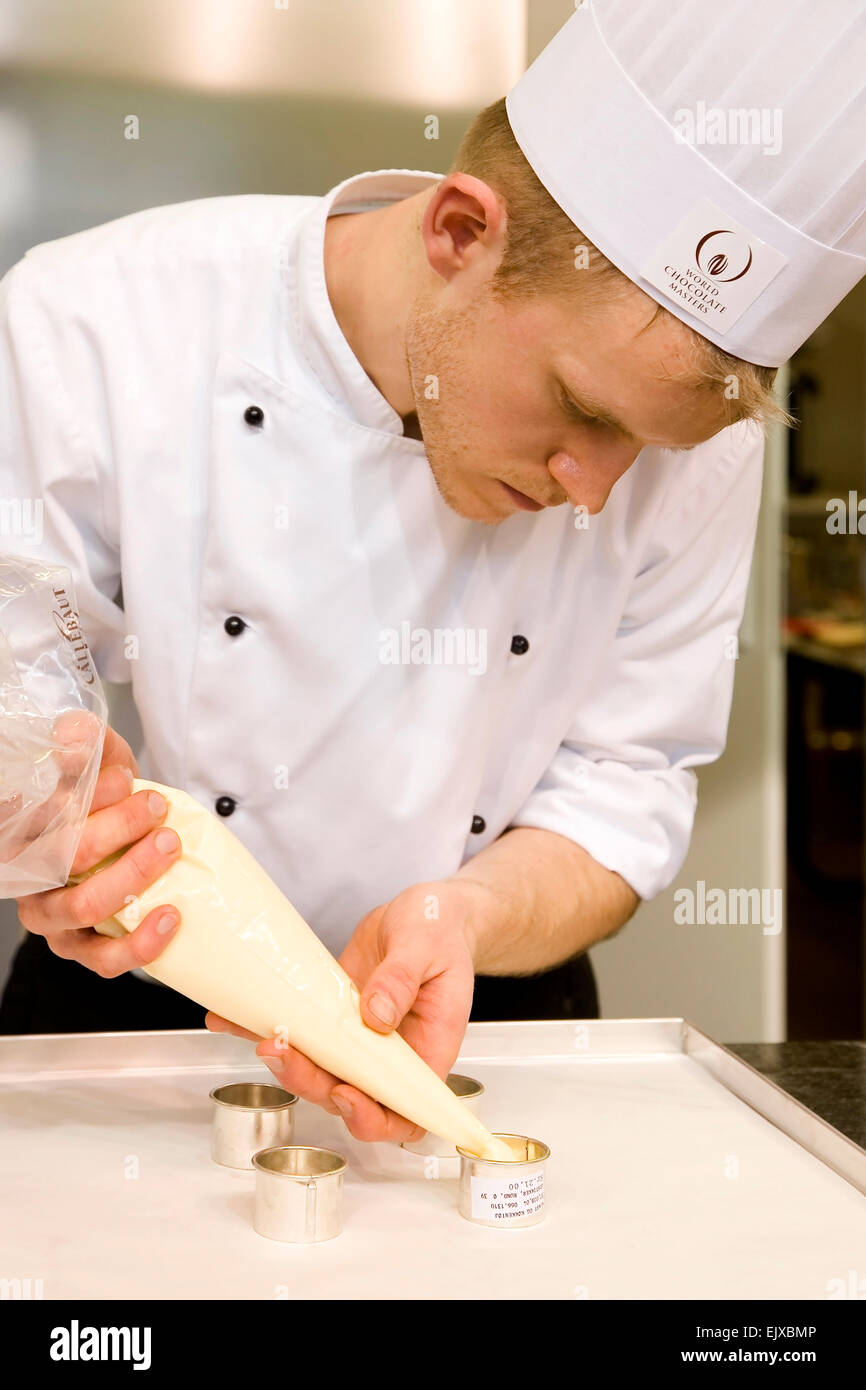 World chocolates masters competition Stock Photo - Alamy