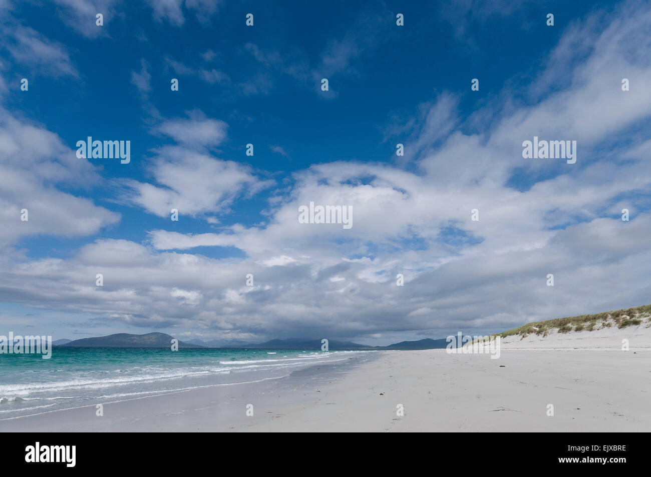 berneray isle of beach big strand atlantic sand Stock Photo - Alamy