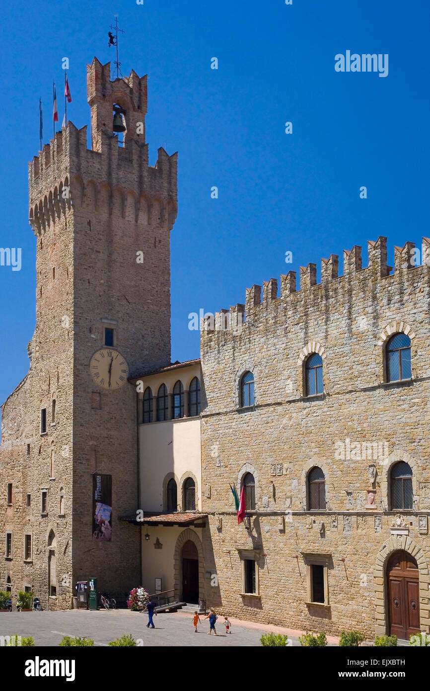 Town Hall in Arezzo Tuscany Italy Stock Photo - Alamy