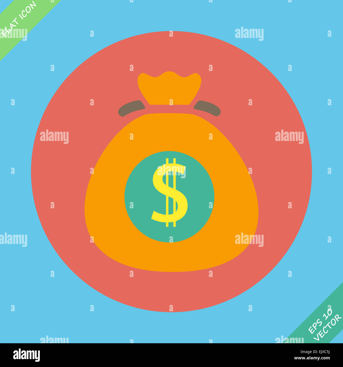 Money bag sign icon. Dollar USD symbol Stock Photo - Alamy