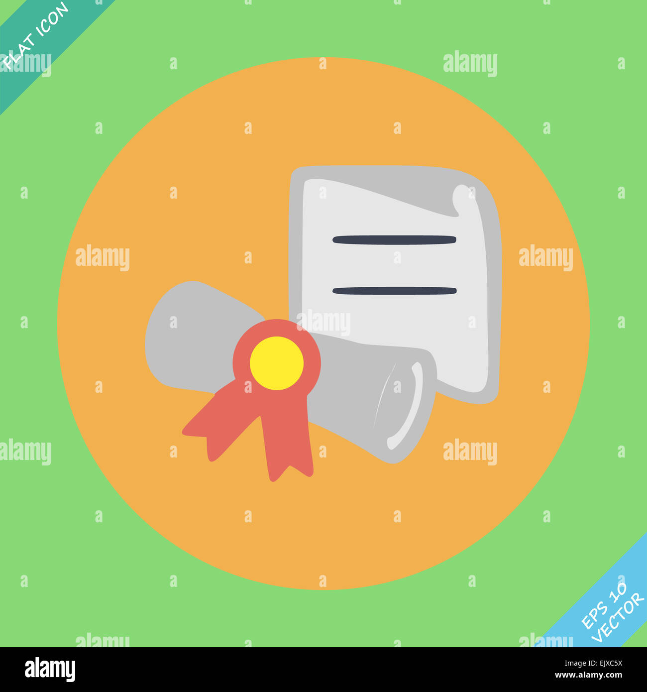 Diploma ribbon hi-res stock photography and images - Alamy