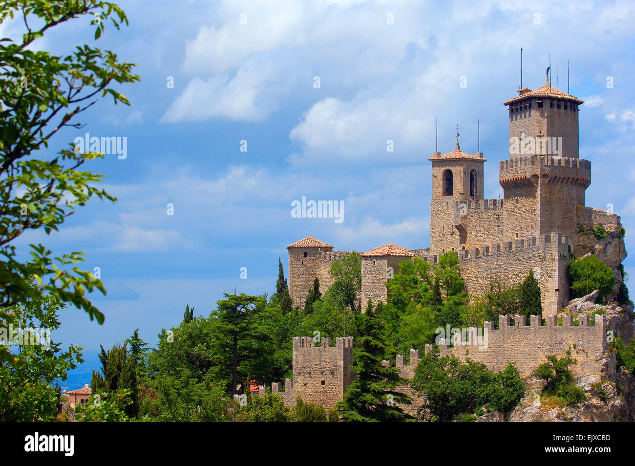 San Marino. Rocca Guaita, Guaita Tower. Monte Titano. Republic of San ...