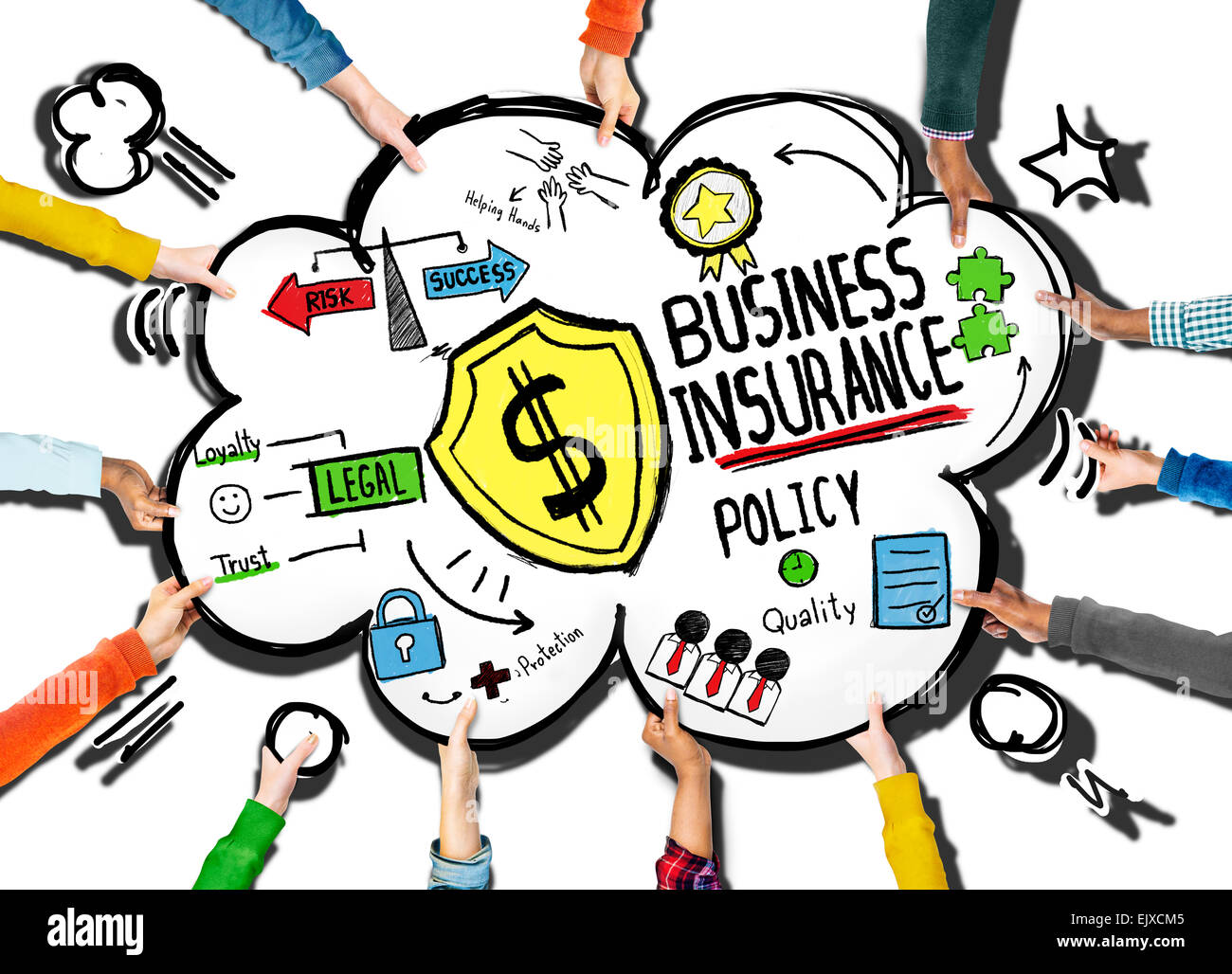 Cartoon security guard hi-res stock photography and images - Alamy