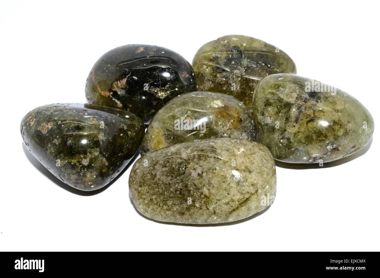 Green demantoid garnet hi-res stock photography and images - Alamy