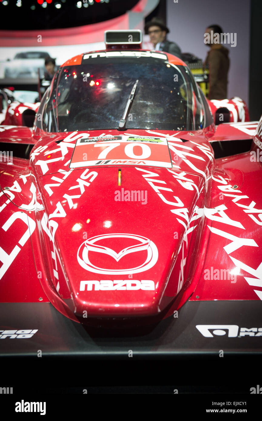Manhattan, New York, USA. 1st Apr, 2015. Mazda SKYACTIV-D prototype on ...