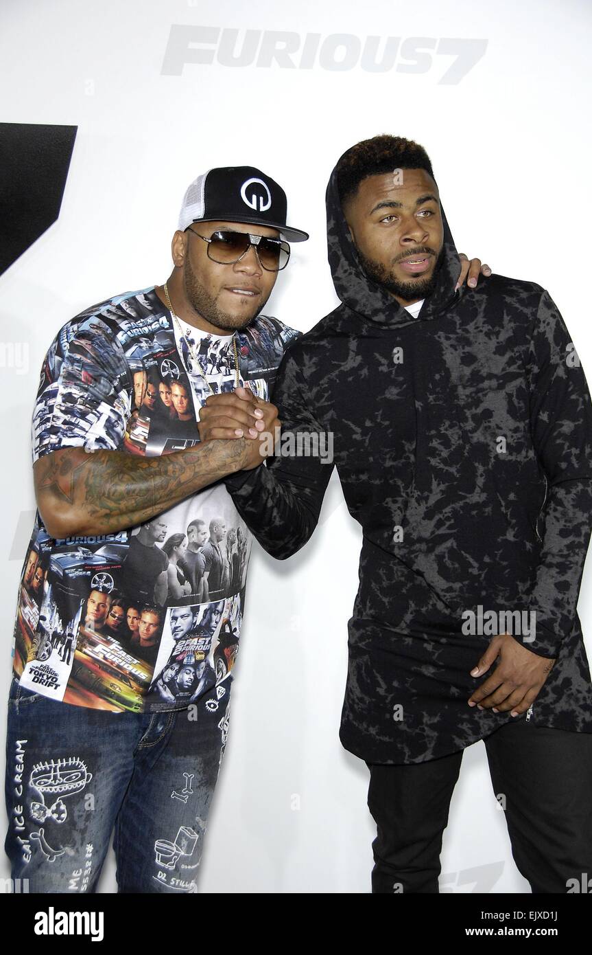 Los Angeles, California, USA . 01st Apr, 2015. Flo Rida at arrivals for ...