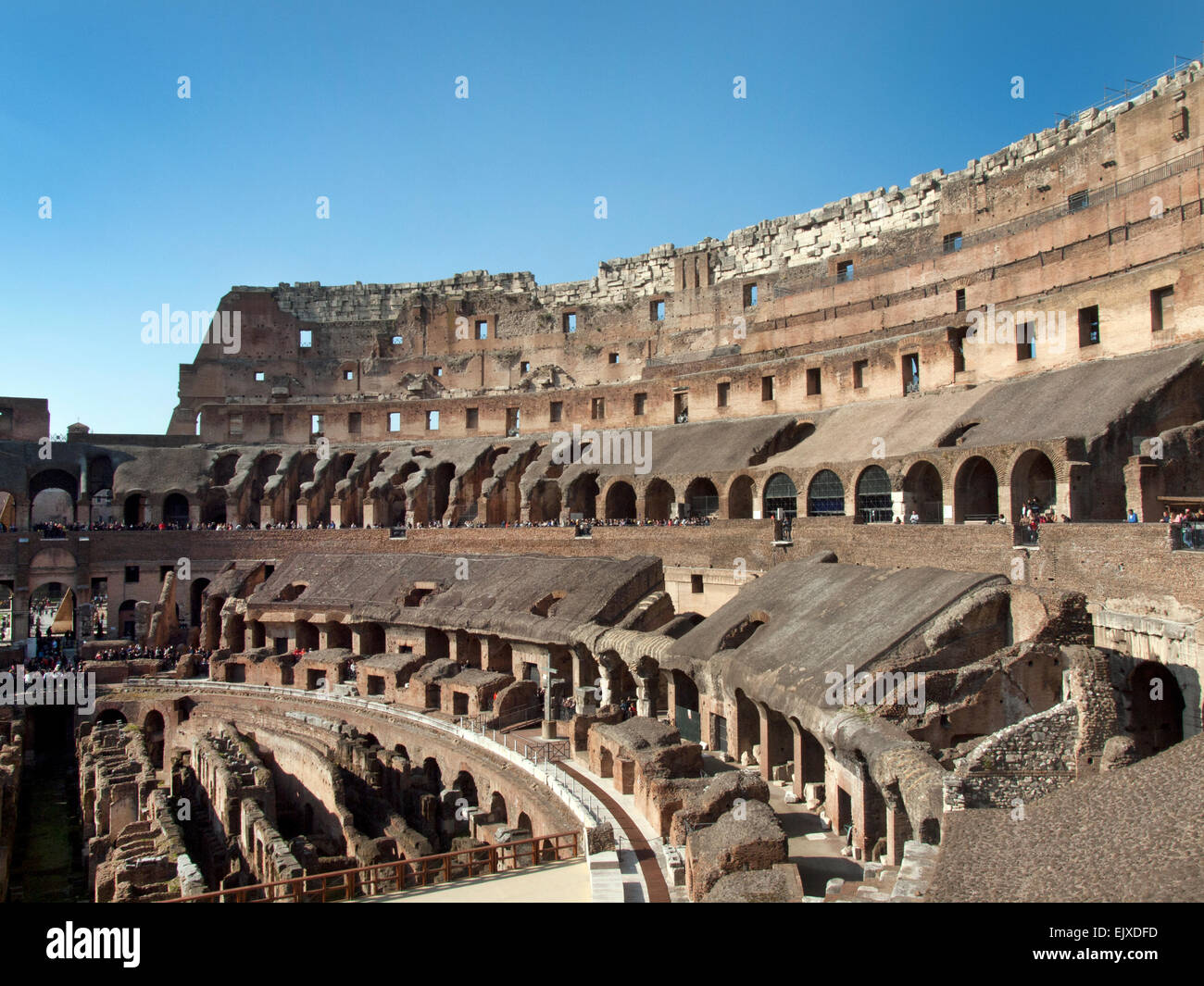 Colloseum rome inside hi-res stock photography and images - Alamy