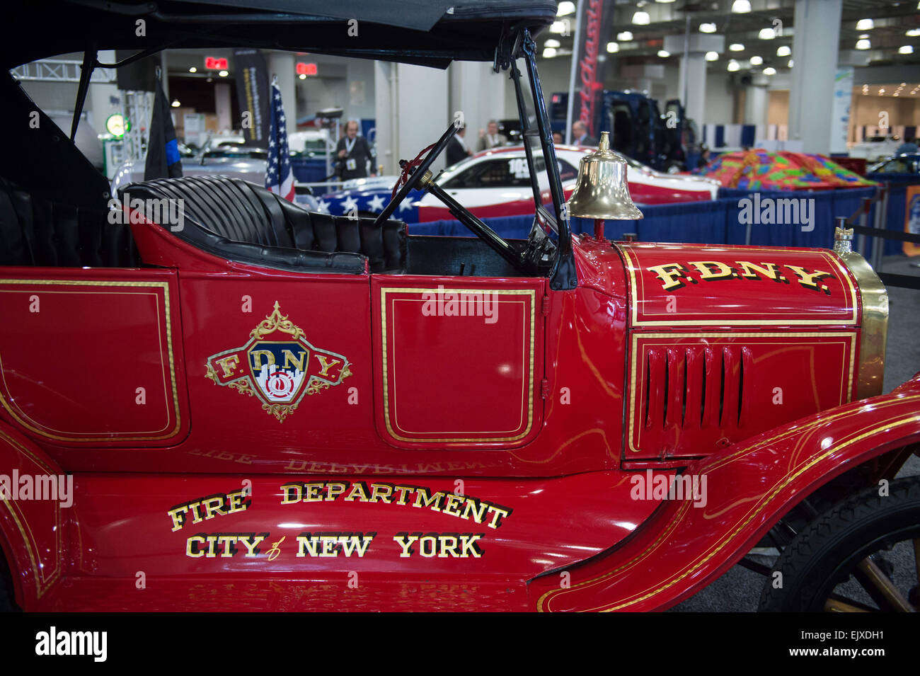 Manhattan, New York, USA. 1st Apr, 2015. FDNY Fire Chief 1924 Model-T ...