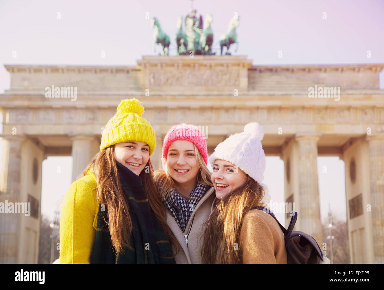 Teen girl outside school gate hi-res stock photography and images - Alamy