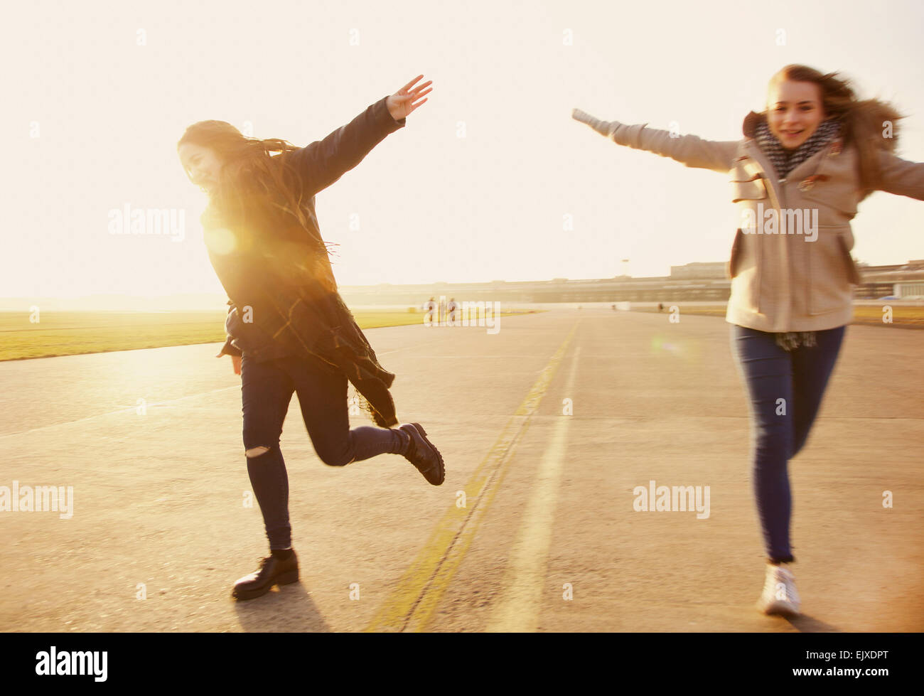 Running into arms hi-res stock photography and images - Alamy