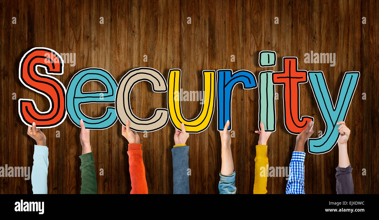 Security word hi-res stock photography and images - Alamy