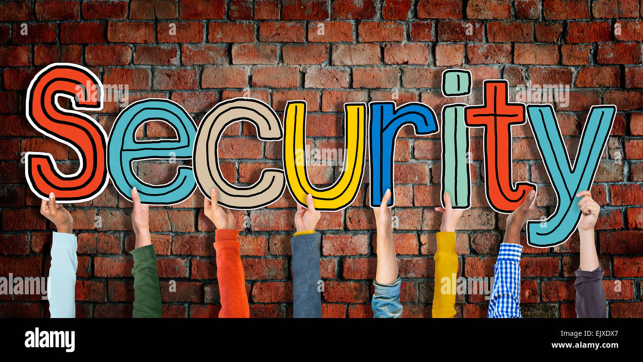 Security word hi-res stock photography and images - Alamy