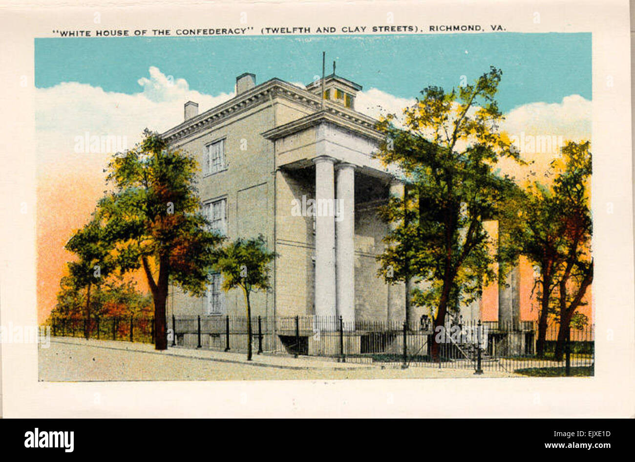 The 'White House of the Confederacy,' located in Richmond, Virginia ...
