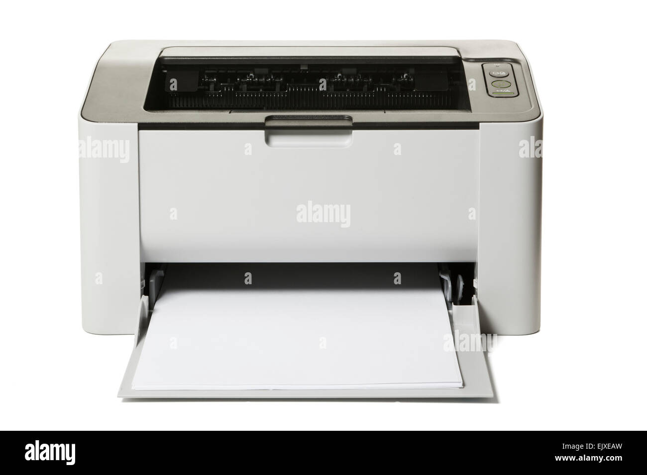 Laser printer on white background isolated with clipping path Stock ...