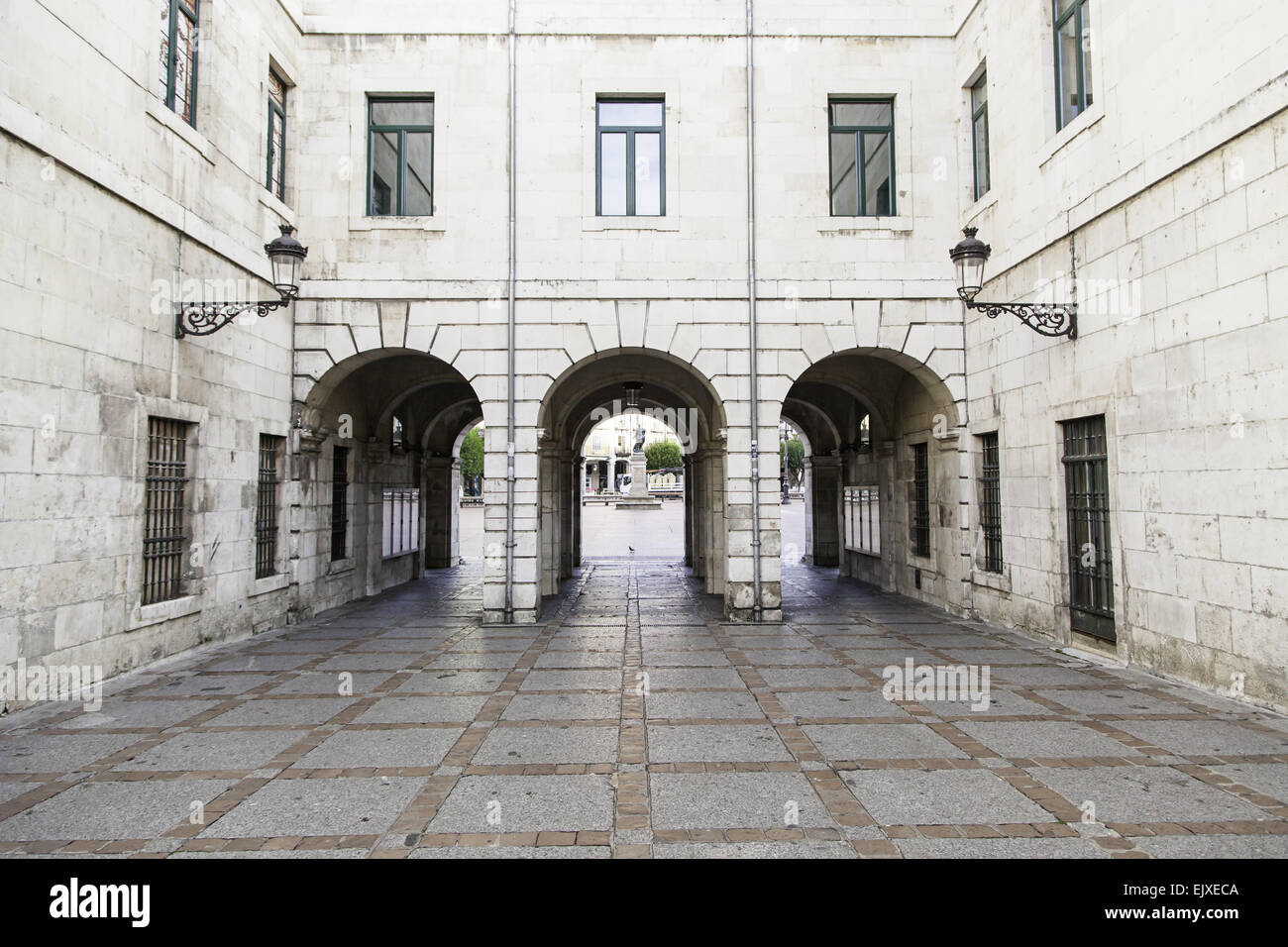 Ancient arches architecture detail of old building, monument Stock ...