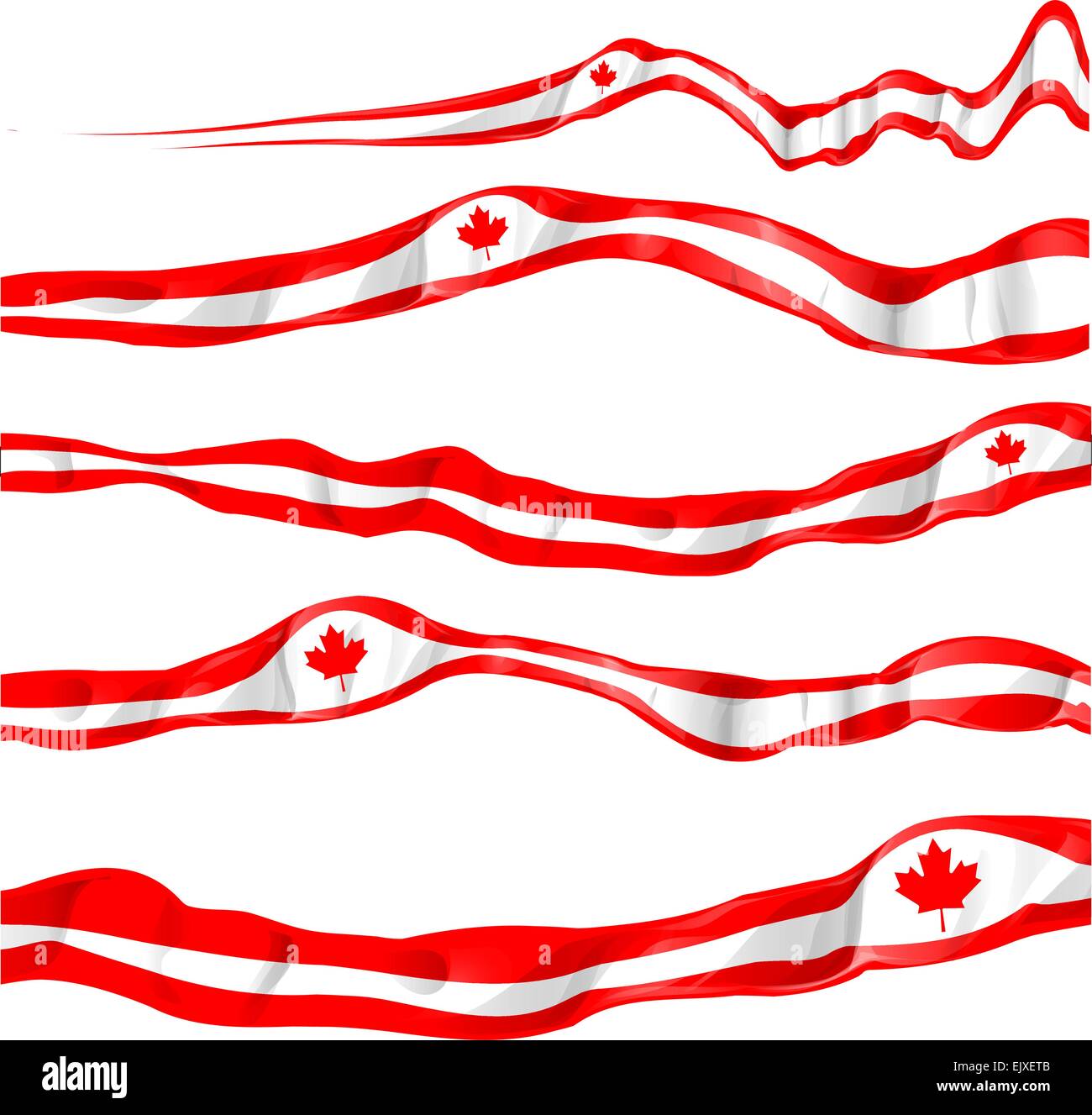 Canada flag on abstract Stock Vector Images - Alamy