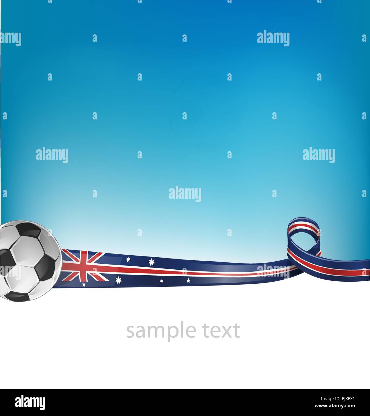 Australian football vector hi-res stock photography and images - Alamy