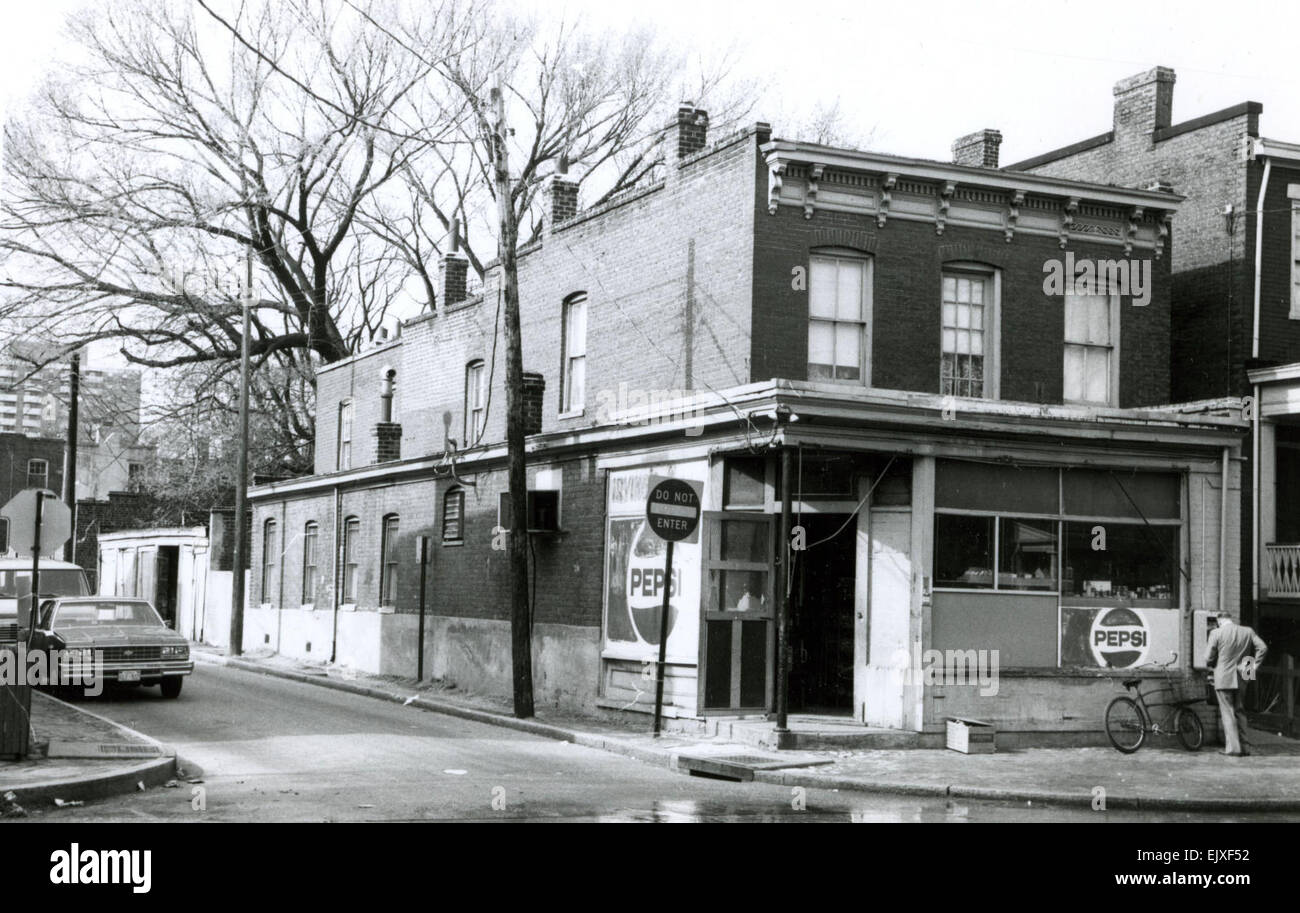 This photograph captures the historical Jackson Ward neighborhood in ...