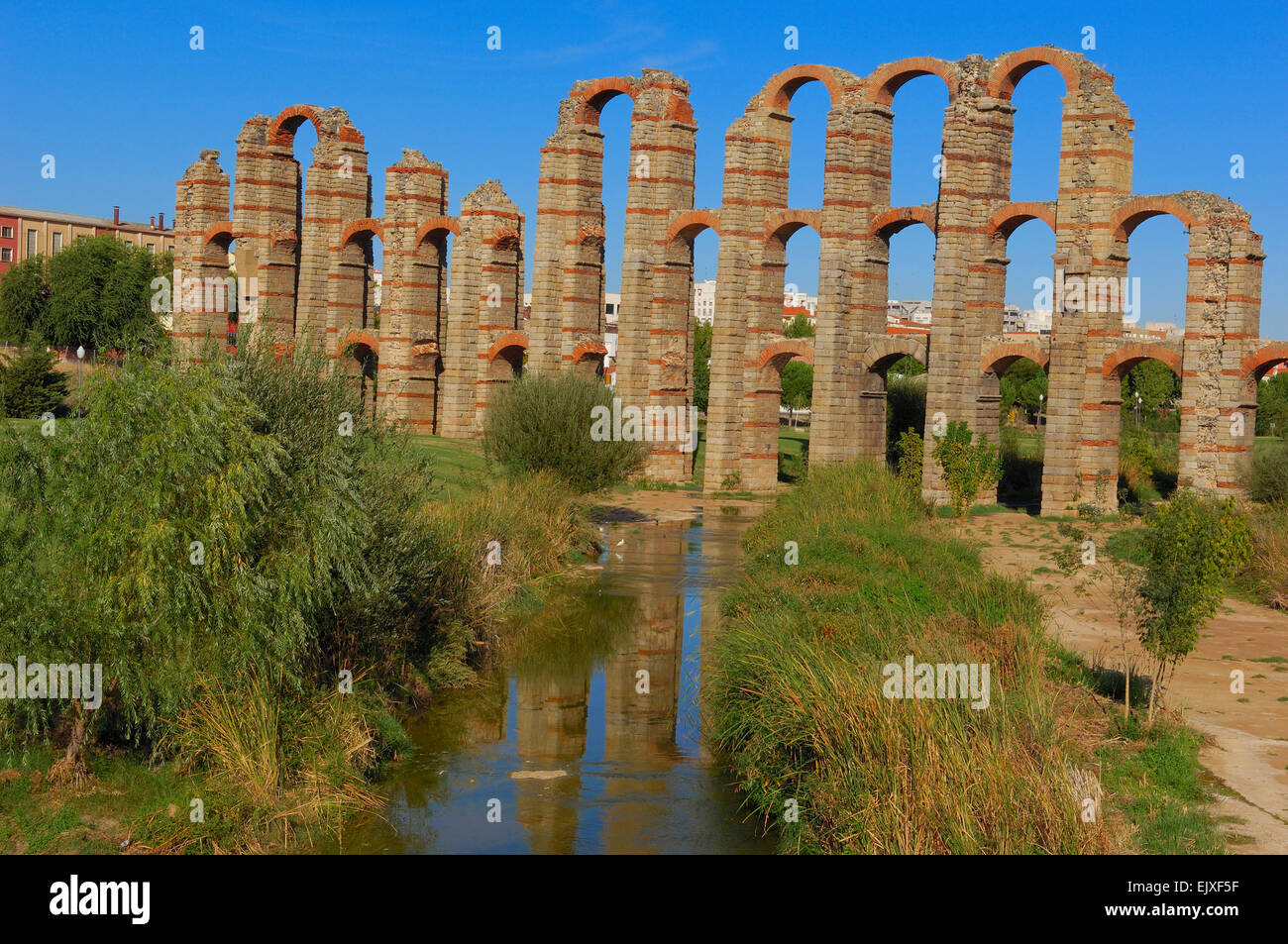 Merida, Los Milagros Aqueduct, Los Milagros Roman aqueduct , Aqueduct ...