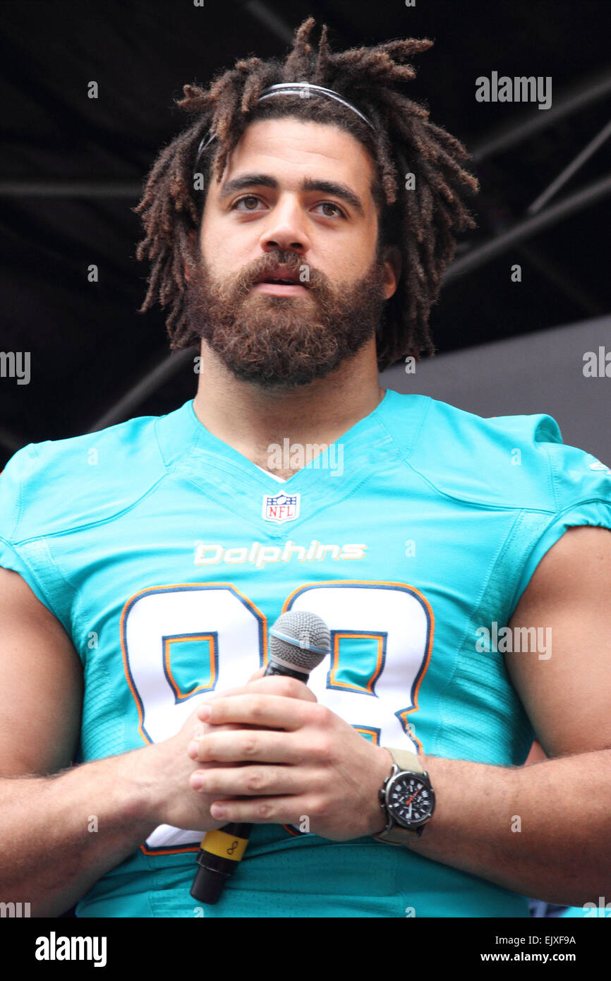 NFL hits London's Regent Street Featuring: Jared Odrick Where: London ...