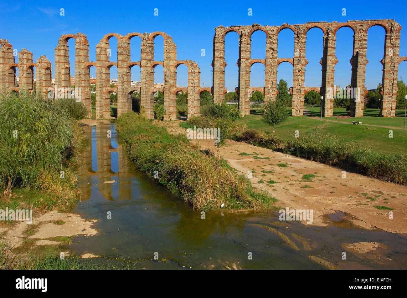 Merida, Los Milagros Aqueduct, Los Milagros Roman aqueduct , Aqueduct ...