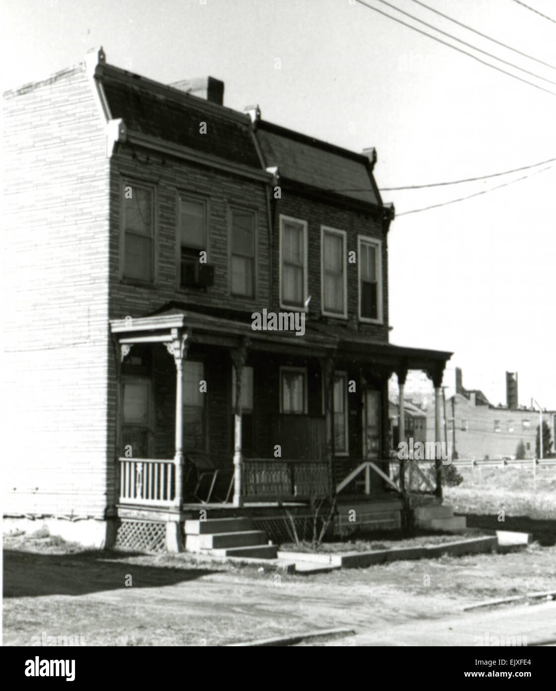 This photograph captures the historic Jackson Ward neighborhood in ...