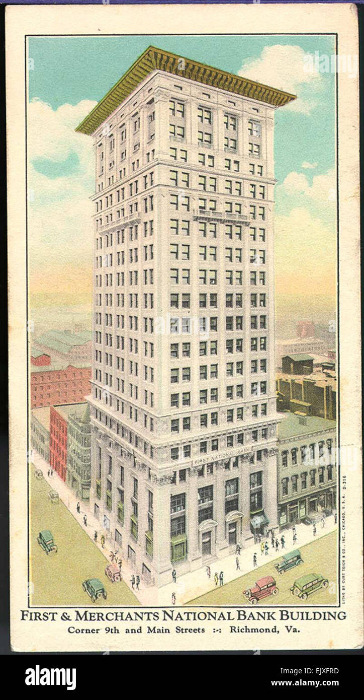 The First and Merchants National Bank Building, located at the corner ...
