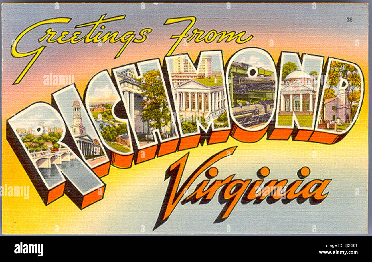 Vintage greetings postcard postcards hi-res stock photography and ...