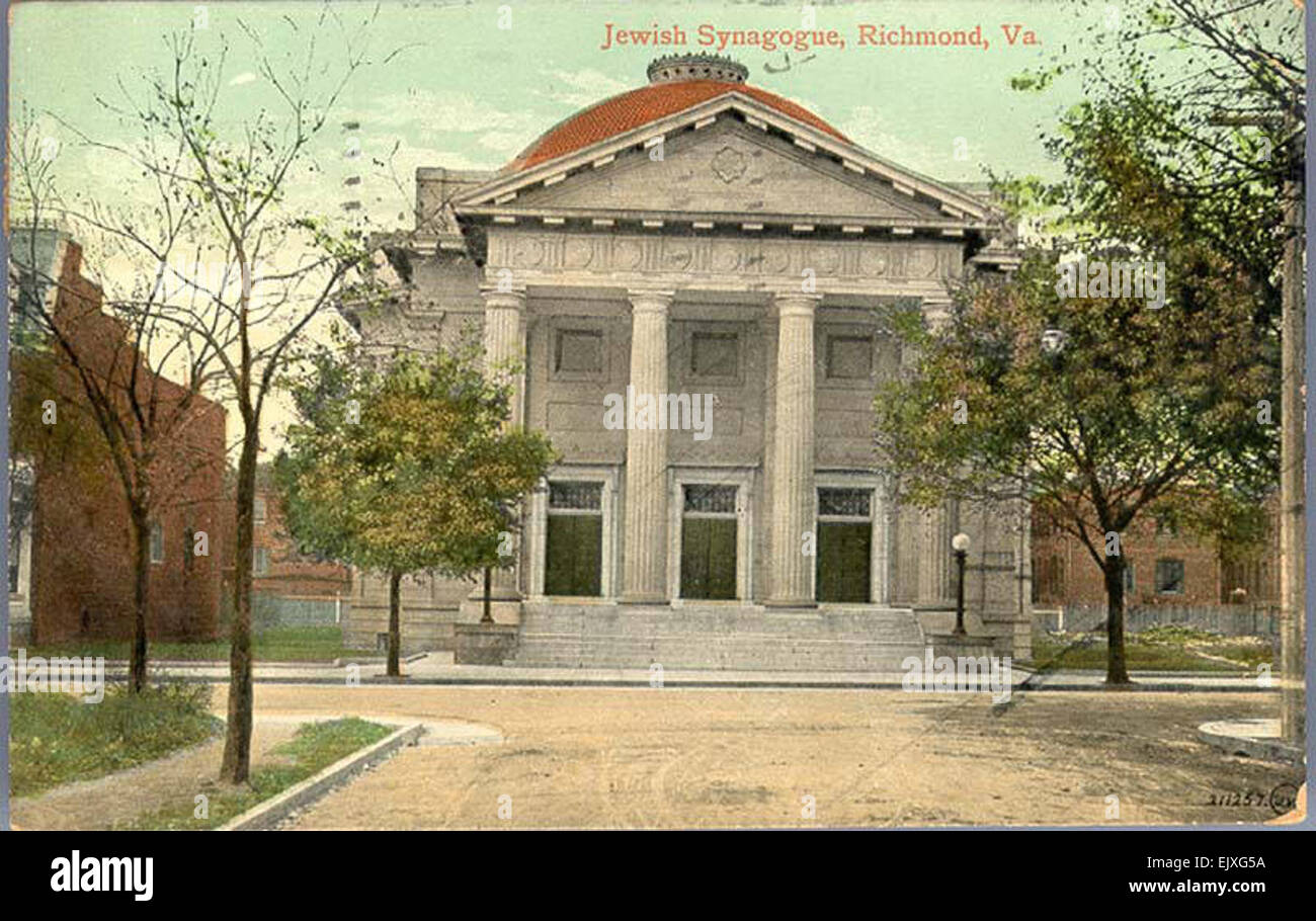 The Jewish Synagogue in Richmond, Virginia, is a historic building that ...