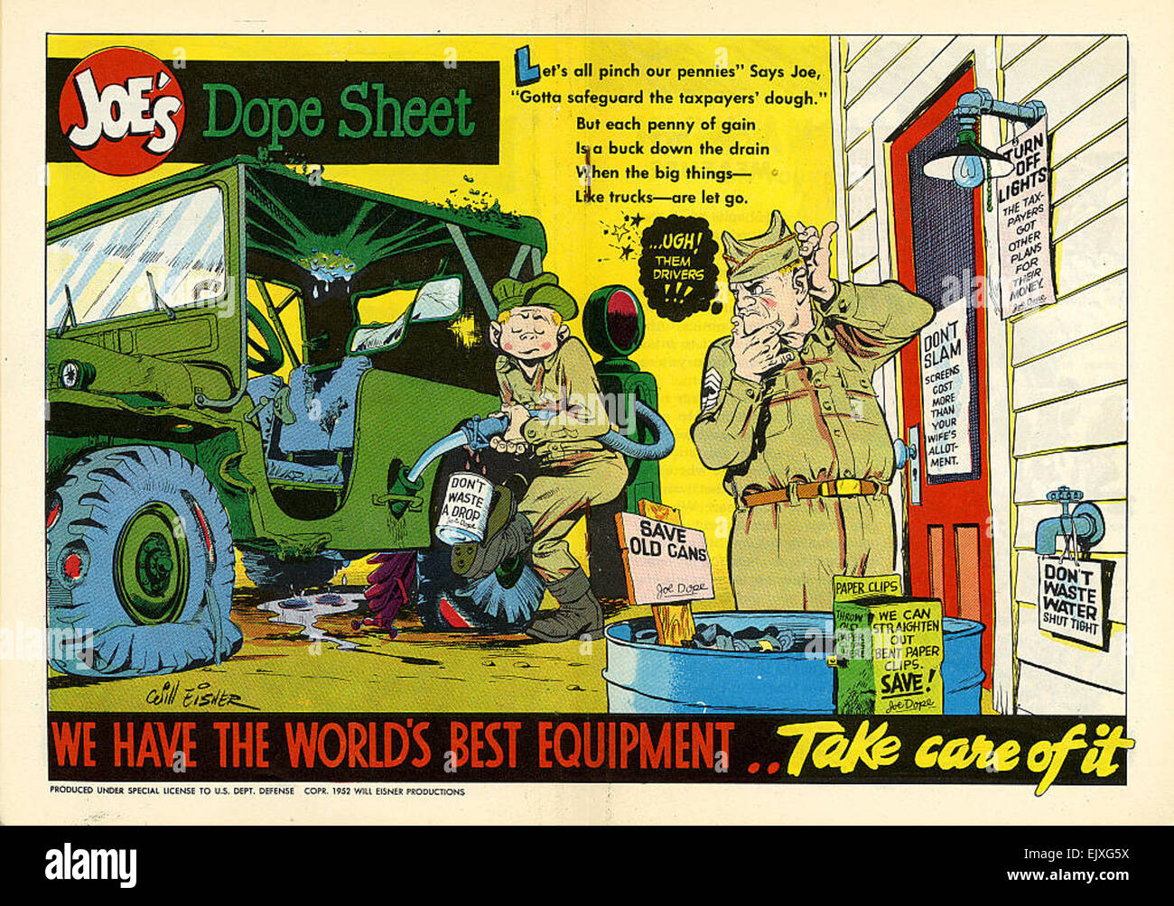 In 1952, Will Eisnerâ€™s 'Joe's Dope Sheet' debuted, showcasing his ...