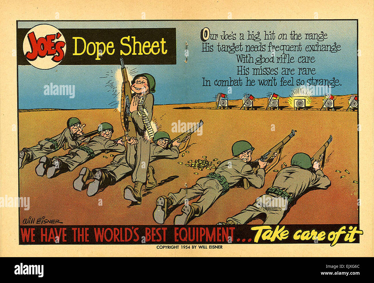In this 1954 issue of Joe’s Dope Sheet, Will Eisner's comic character ...
