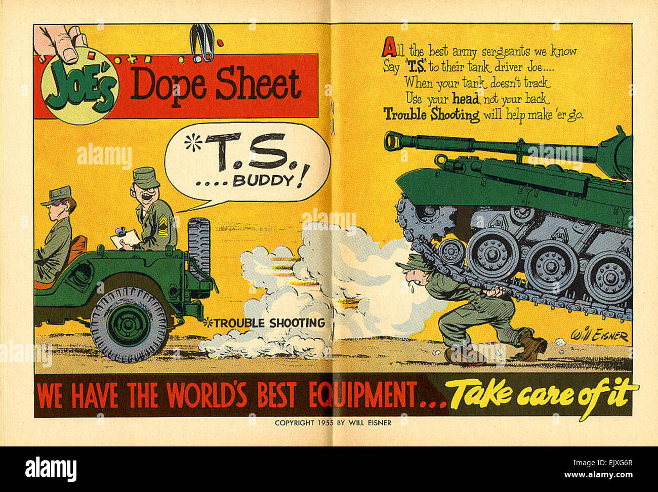 Joe's Dope Sheet (Issue 033 1955 page024 page025 Stock Photo - Alamy