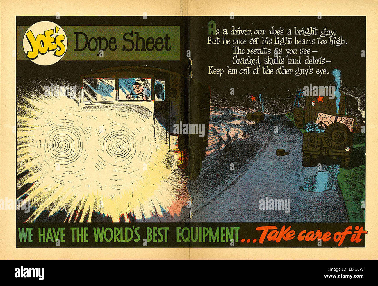 Joe's Dope Sheet, published in 1955, was a military comic strip created ...