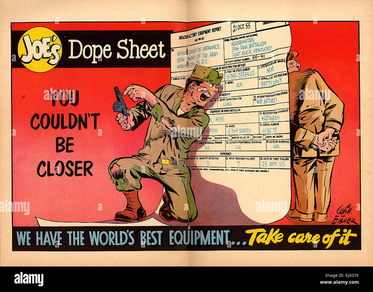*Joe's Dope Sheet* from 1956, edited by Will Eisner, showcases the ...