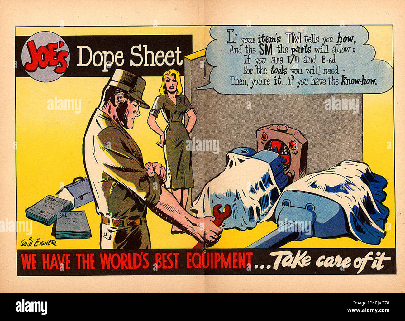 Joe's Dope Sheet was a comic-style instructional publication created by ...