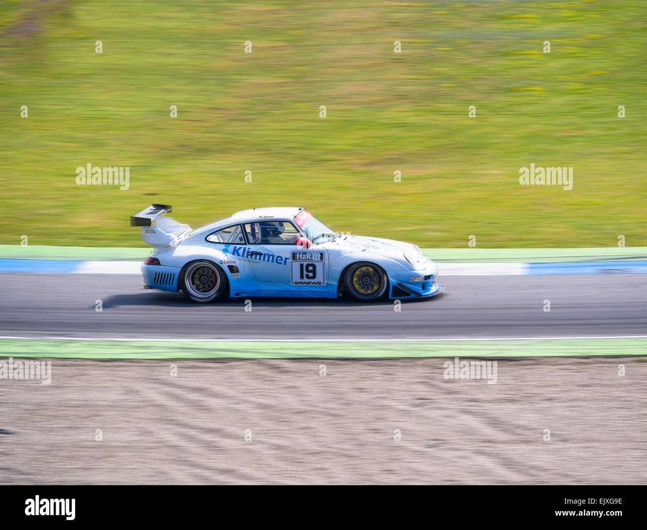 Germany, Hockenheimring, Porsche on race track Stock Photo - Alamy