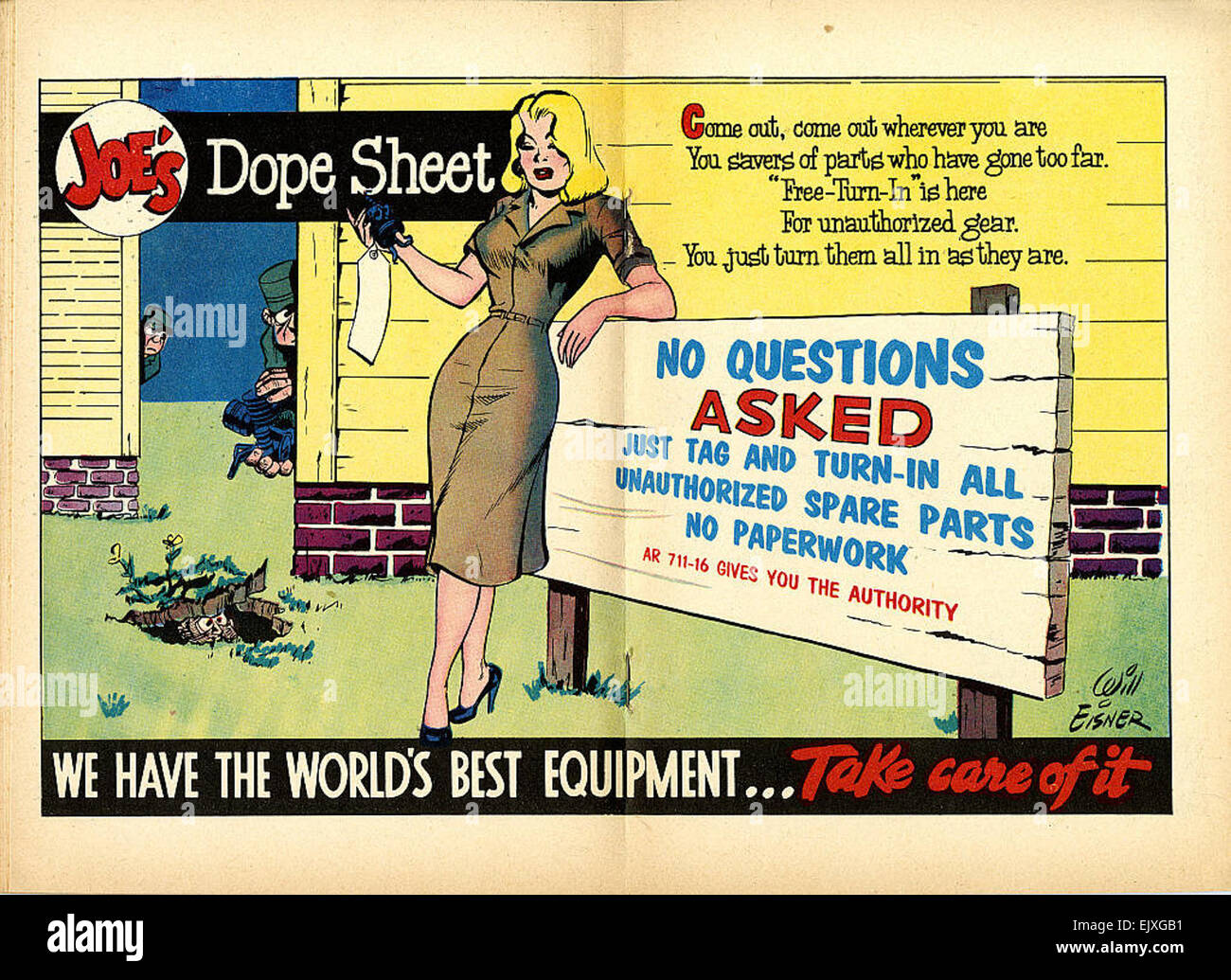 A historical issue of 'Joe's Dope Sheet,' a U.S. Army publication ...