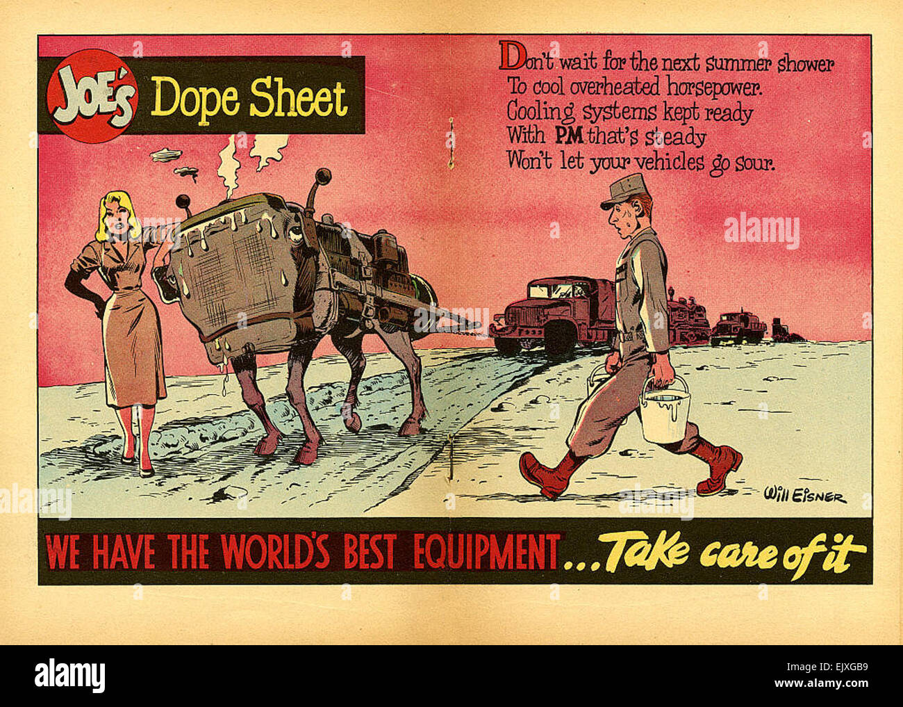 In Issue 058 (1957) of Joe's Dope Sheet, Will Eisner, renowned for his ...