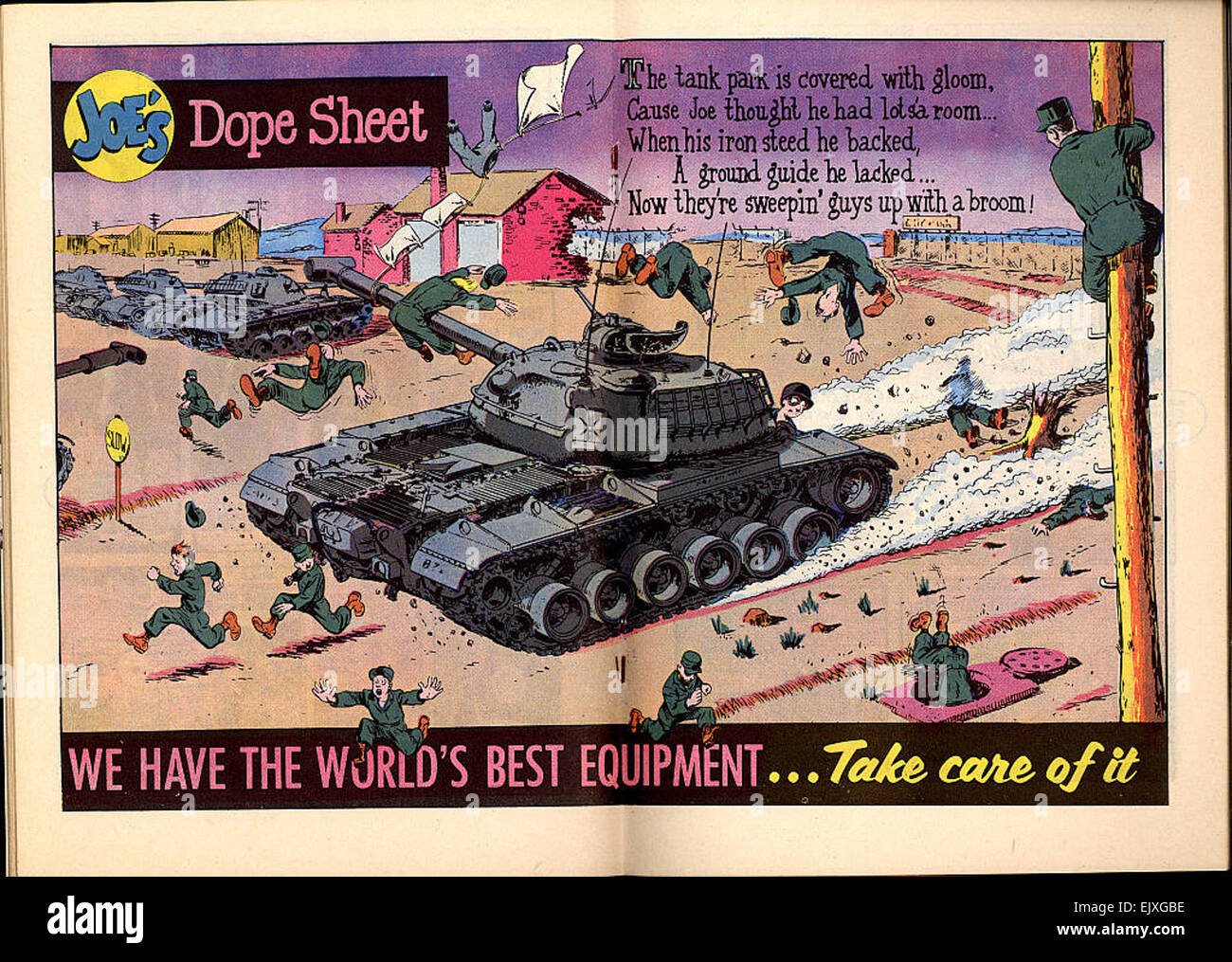 Joe's Dope Sheet from 1957 illustrates the origins of a unique military ...