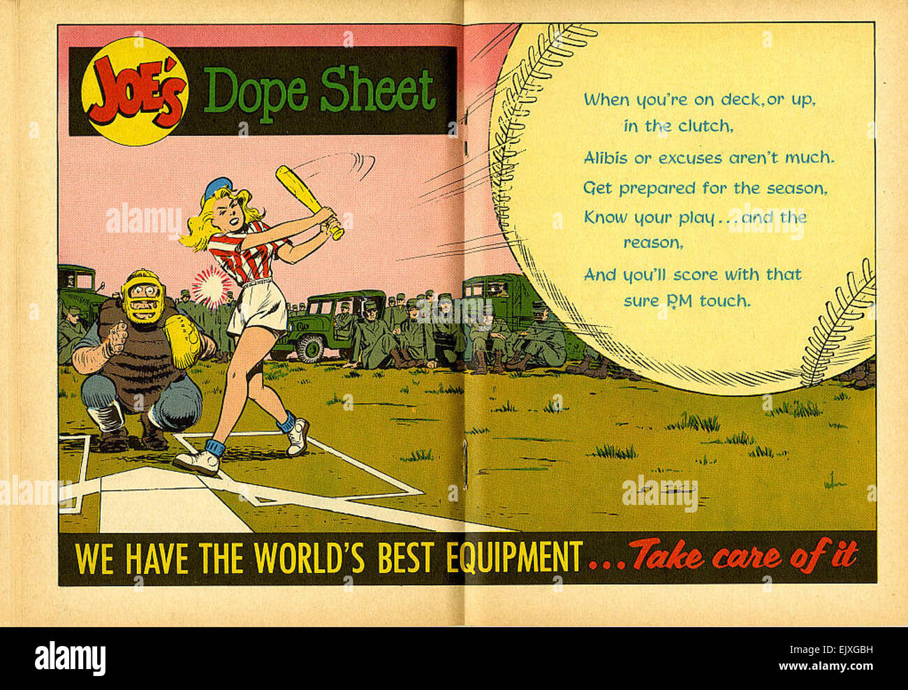 Joe's Dope Sheet, an issue from 1958, features the work of Will Eisner ...